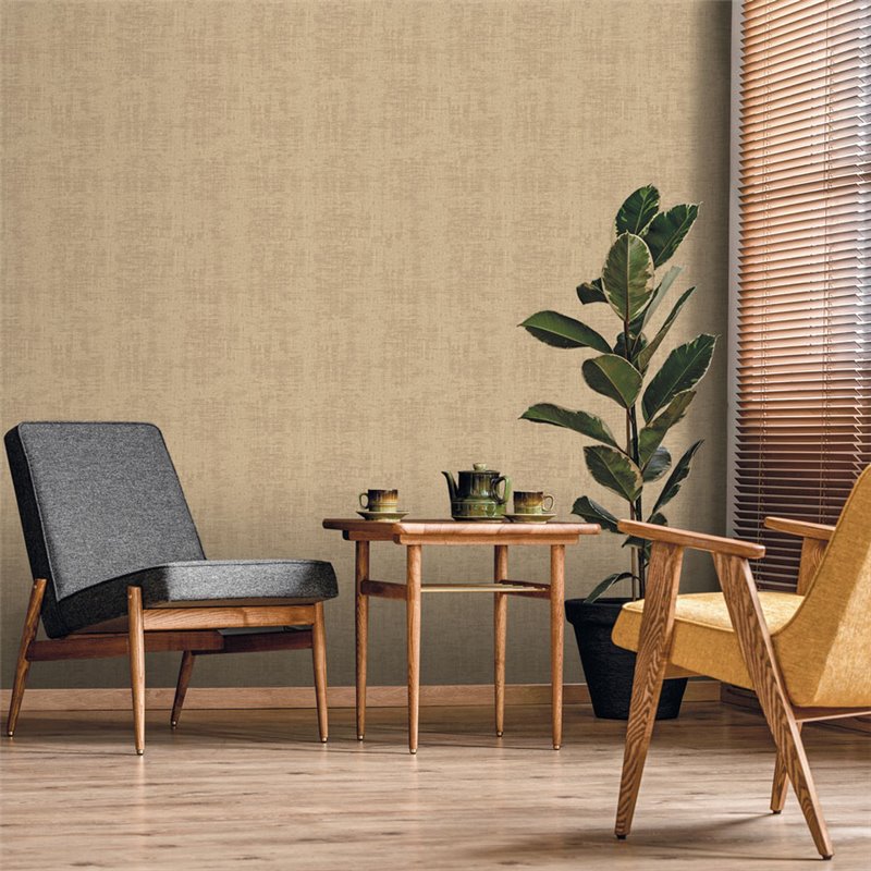Papel pintado papiro color greige estilo japandi | Eternity 210-12