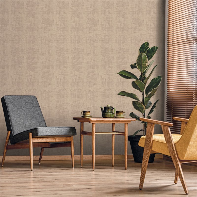 Papel pintado gris estilo japandi textura papiro | Eternity 210-14